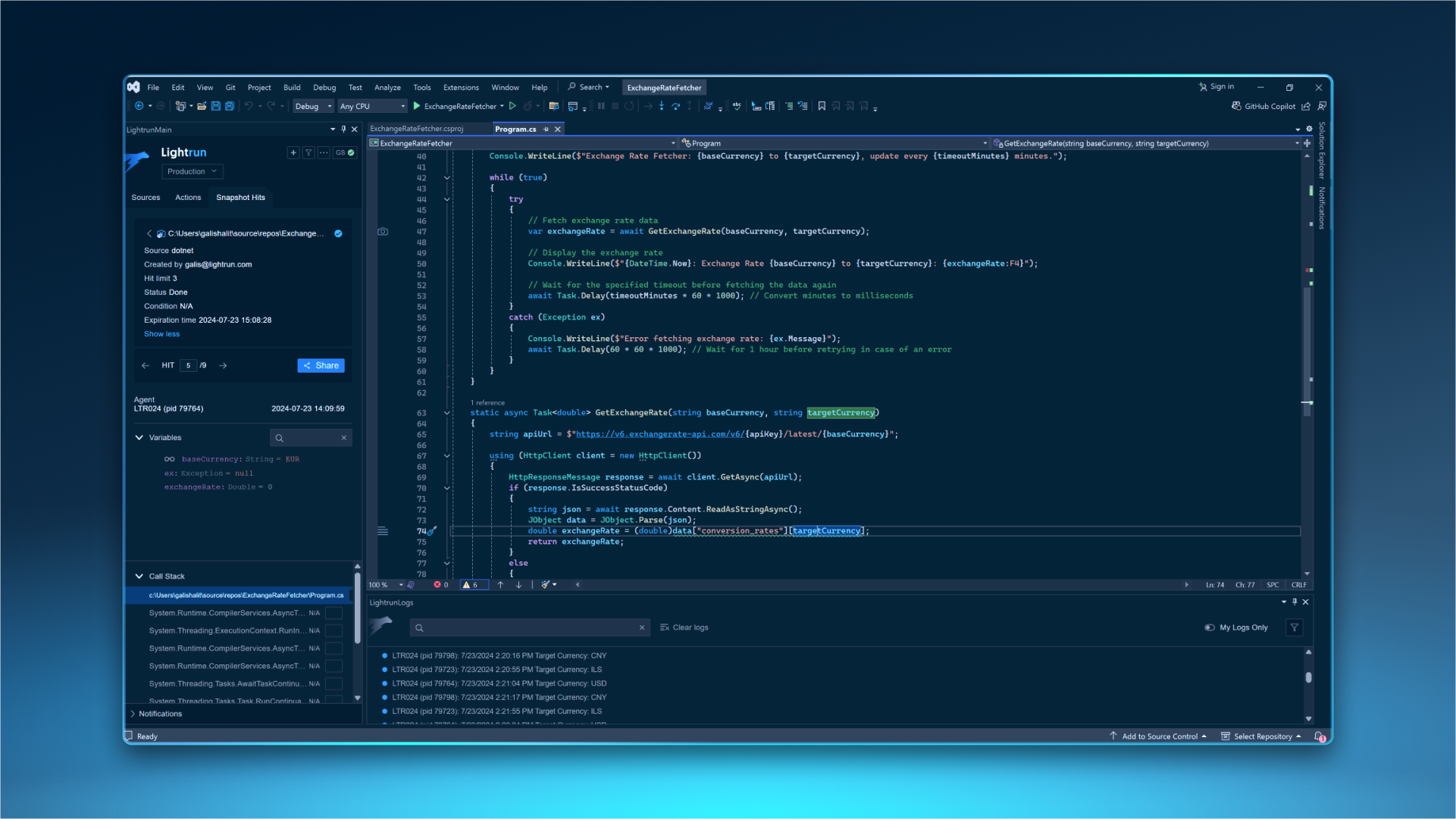 Lightrun Extension for Visual Studio 2022 - Visual Studio Marketplace